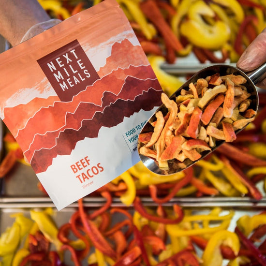 Beef Tacos - Healthy Backpacking Meals – Next Mile Meals